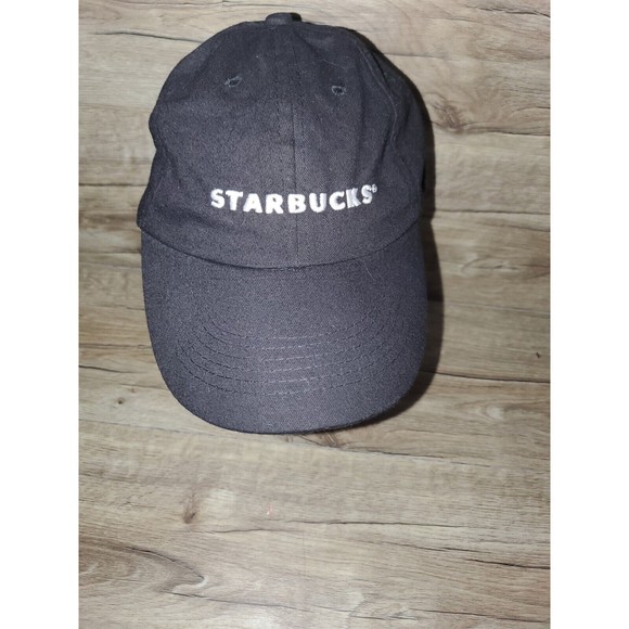 Starbucks | Accessories | Starbucks Hat Black Cap Uniform Cotton Adult ...